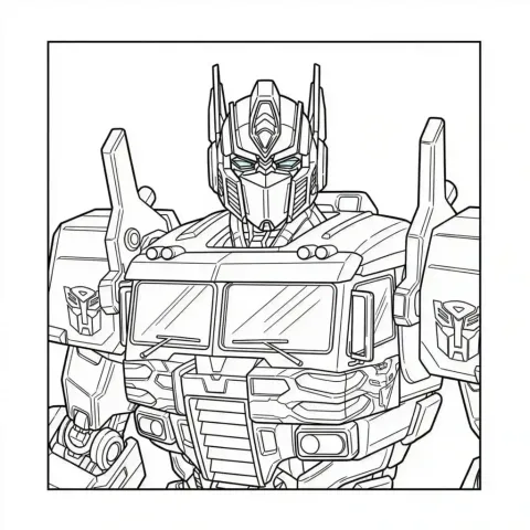 printable coloring pages for kids transformers